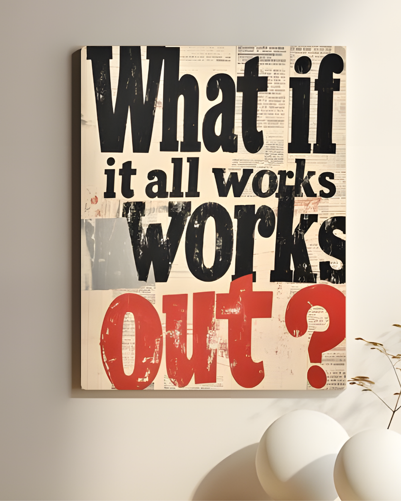 What If ? || Aesthetic Poster – Luxen Art Gallery