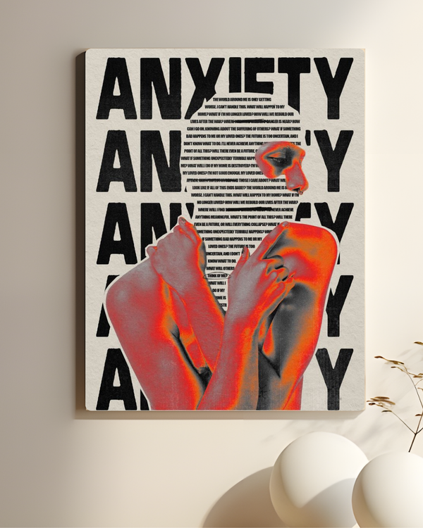 Anxiety #1 || Aesthetic Poster – Luxen Art Gallery