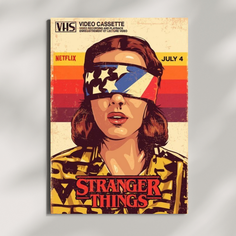 Stranger Things VHS Retro Poster – Luxen Art Gallery