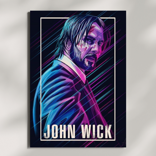 John Wick: Retro Hitman Edition – Luxen Art Gallery