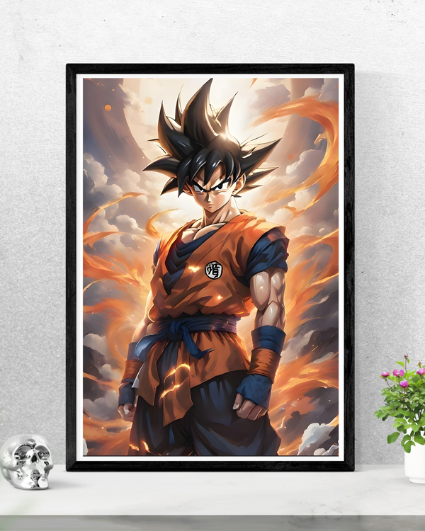Goku : Legendary Saiyan Prince Poster – Luxen Art Gallery
