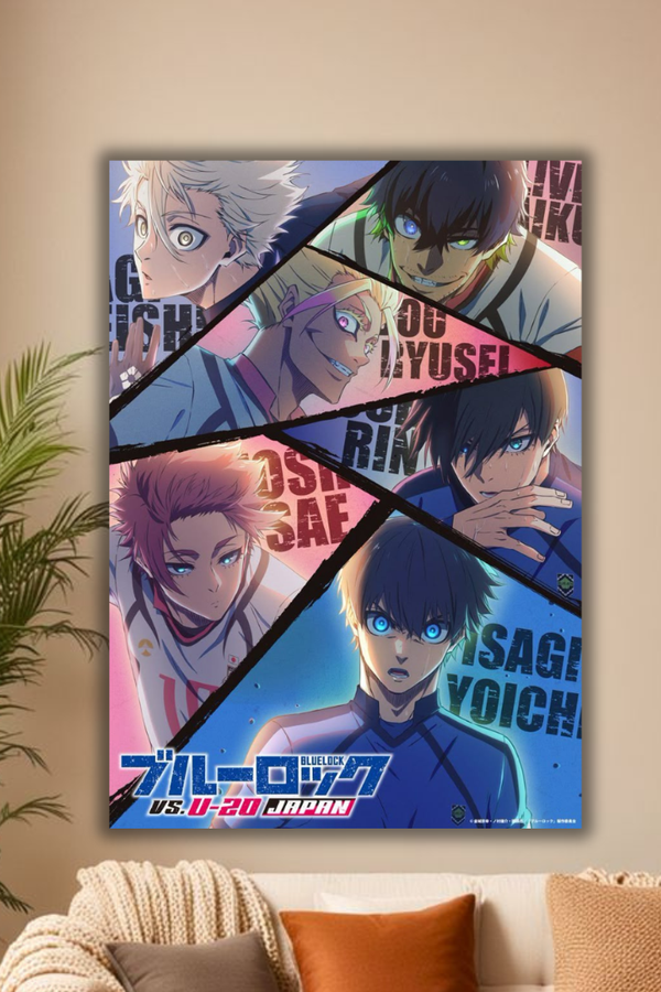 Blue Lock Volume 2 Cover – Manga Art Poster – Luxen Art Gallery