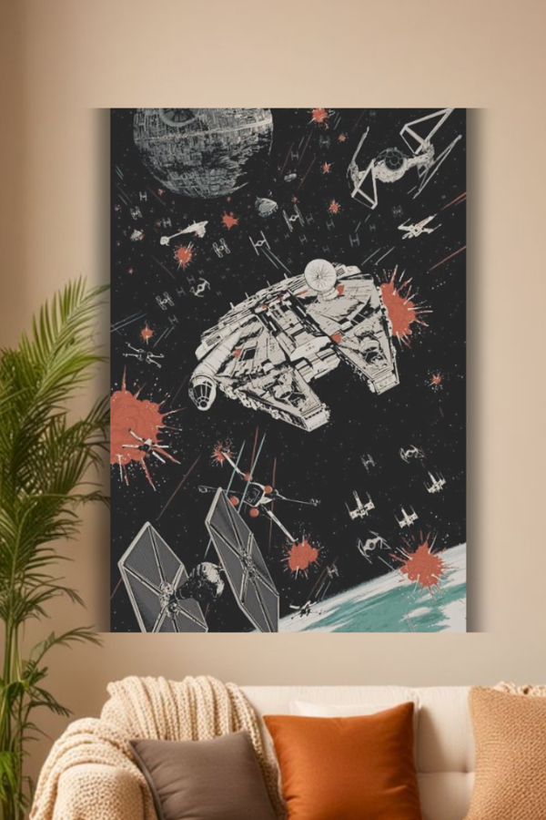 “Vader’s TIE Fighter Legacy Wall poster ” – Luxen Art Gallery