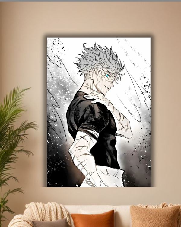 "Eyes of Infinity: Gojo Iconic poster" – Luxen Art Gallery