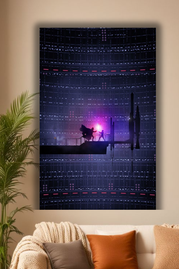 “Empire’s Might: Star Wars Graphic poster” – Luxen Art Gallery