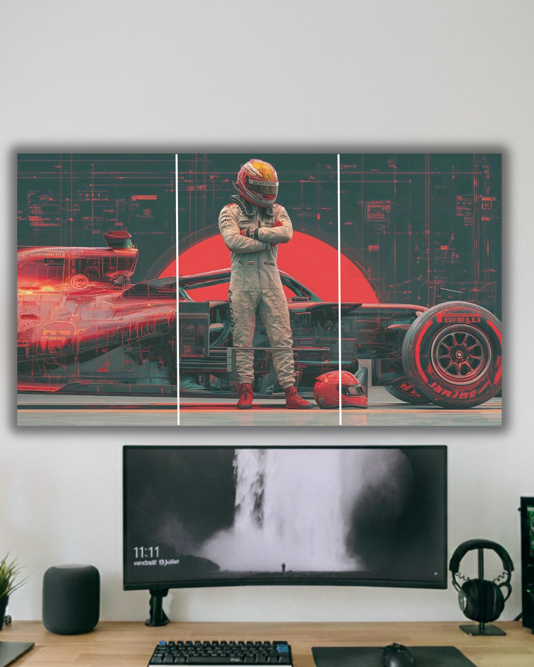 "Formula 1 Hero Multi-Panel Poster" – Luxen Art Gallery