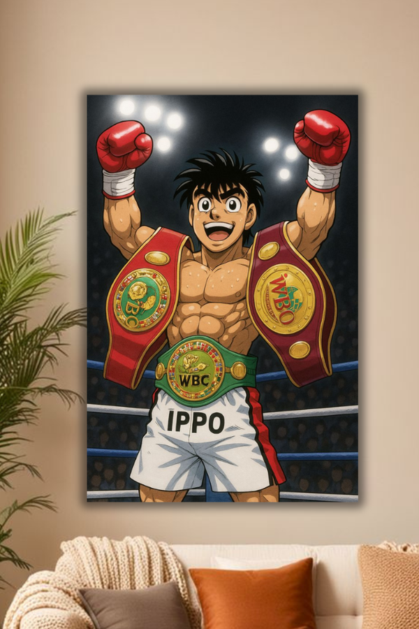 "IPPO Boxing Champion – Victory Wall poster – Luxen Art Gallery