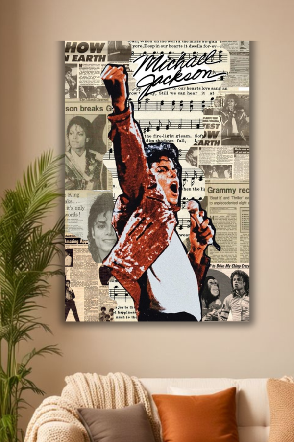 Michael Jackson comic poster – Luxen Art Gallery