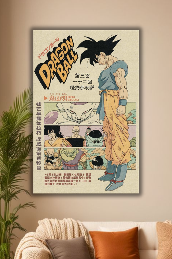 Goku comics wall poster – Luxen Art Gallery