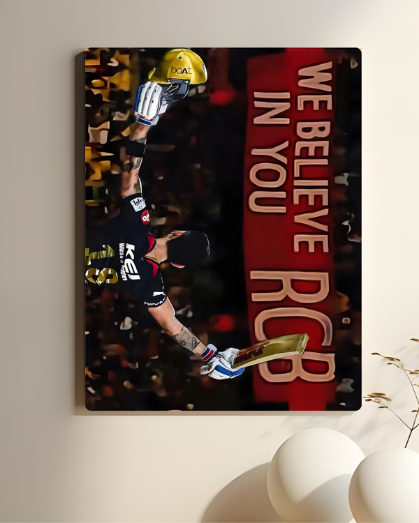 Virat Kohli Poster || RCB Cricket Poster – Luxen Art Gallery