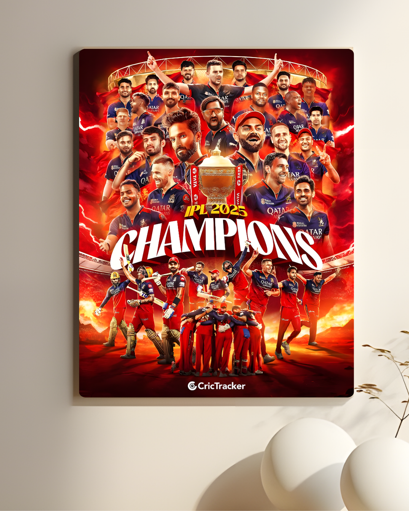 IPL 2025 Championships || RCB Poster – Luxen Art Gallery